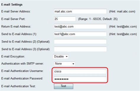 Email Settings On The Rv130 And Rv130w Cisco
