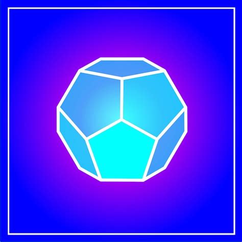 Premium Vector Dodecahedron