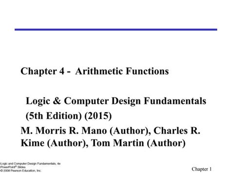 Lecture4 Chapter4 Design 4 Bit Lookahead Carry Binary Adder Subtractor Circuitpdf