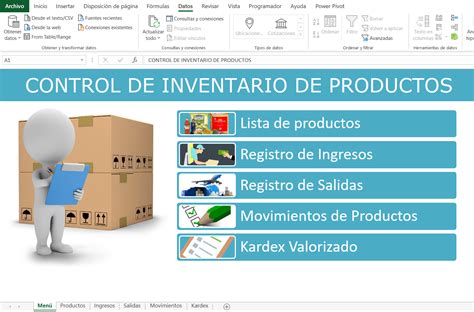 Control De Inventario De Productos Con Excel Y Macros