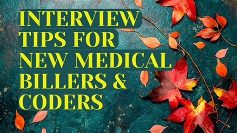interview tips for medical billing and coding positions youtube