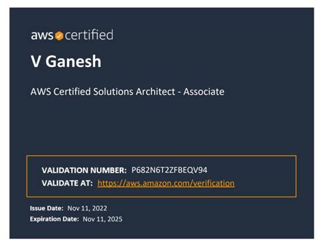 ganesh vathyaram on linkedin aws architect awscertified