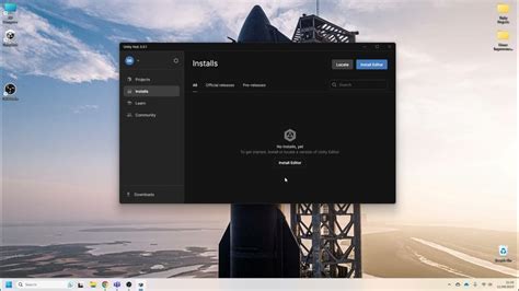 Installing Unity Hub And Installing The Correct Version Of Unity Youtube