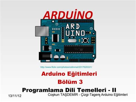 arduino eğitimleri 4 arduino programlama dili 2 ppt