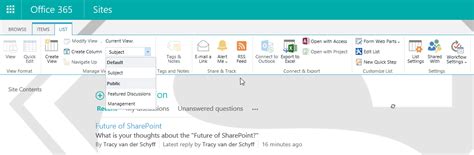 Day 77 Creating Discussion Boards In Sharepoint Tracy Van Der Schyff
