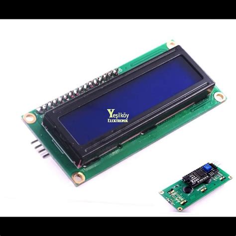 arduino iic i2c lcd 1602 mavi modül