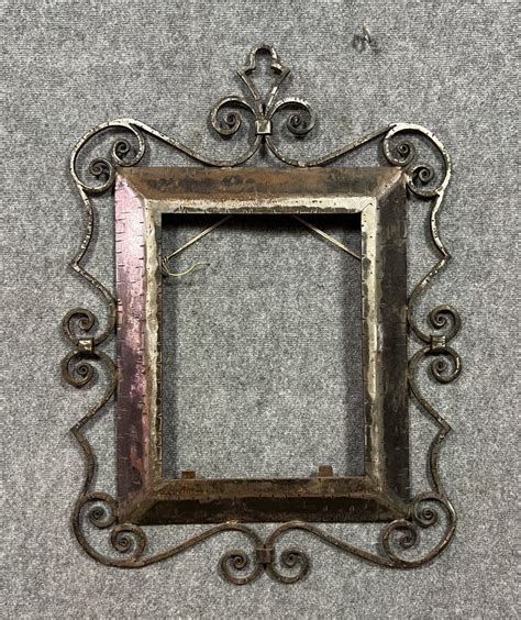 Proantic Menu Frame For Restaurant In Hammered Iron