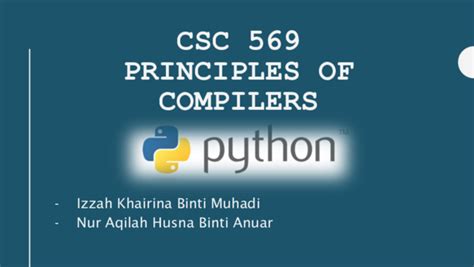Ppt Csc 569 Python Presentation