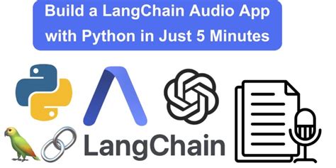 Dhiraj Patra On Linkedin Learn How To Build A Langchain Audio App With
