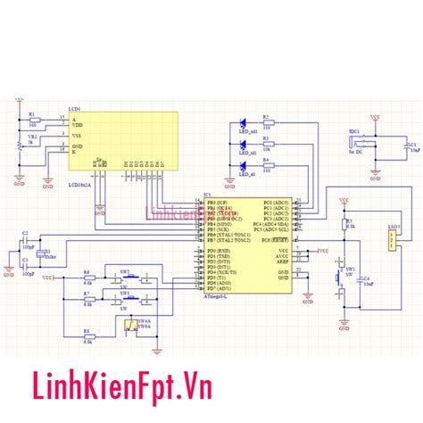 Đồ Án vi Điều khiển avr Ứng dụng Đo nhiệt Độ hiển thị lcd 1602