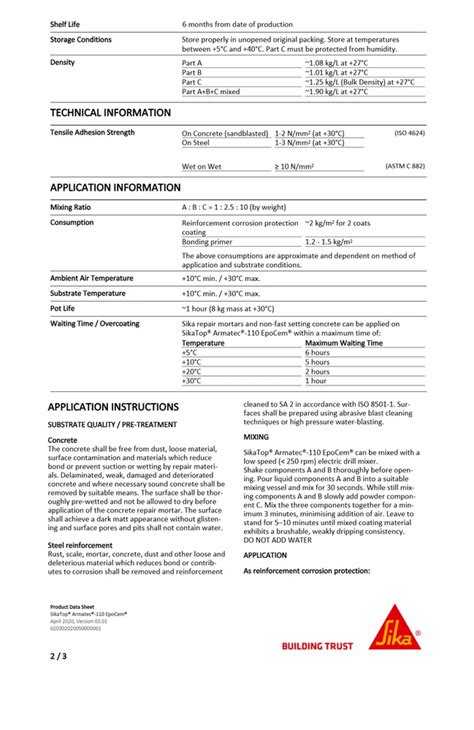 Sikatop Armatec 110 Epocem For Industrial Use Packaging Size 20l At