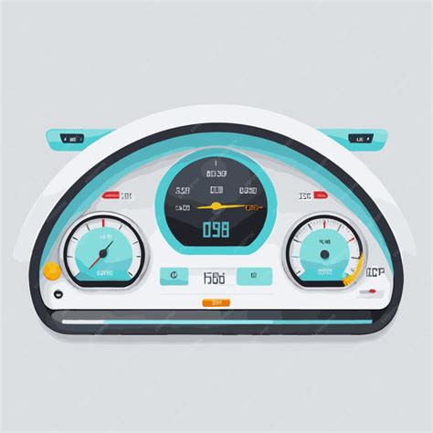 Premium Vector Car Dashboard Vector On A White Background