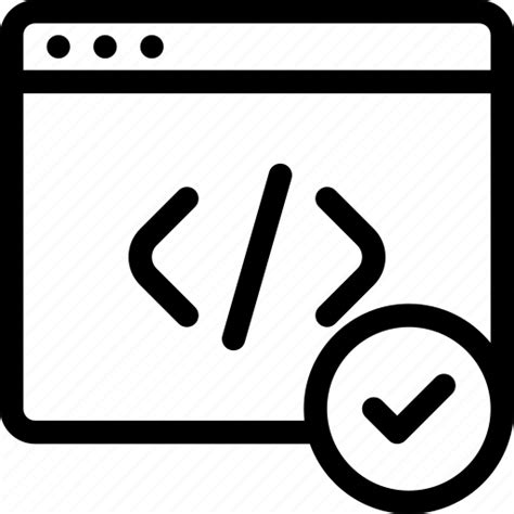 Check Code Html Page Seo Web Icon