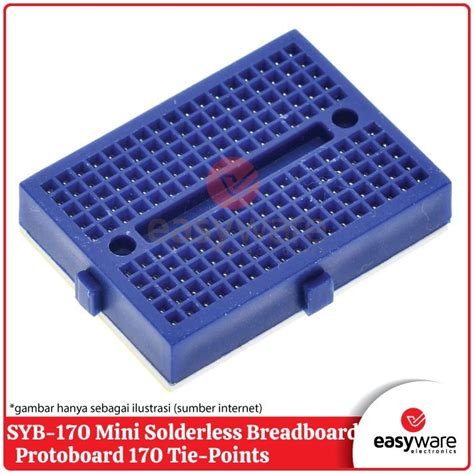 jual breadboard syb 170 mini solderless breadboard mini 170 project