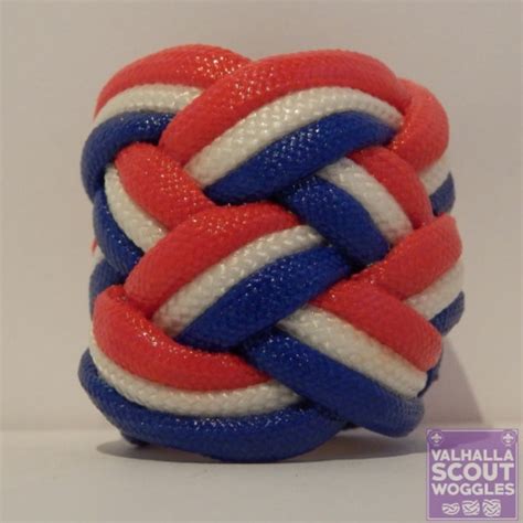 Uk Large Paracord Scout Woggle Valhalla Woggles