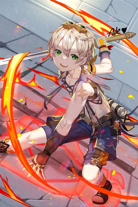 Bennett Genshin Impact Drawn By Aile Crossroads Danbooru