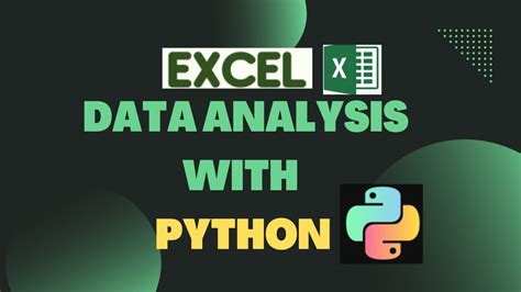 Python Excel Automation Data Analysis Youtube