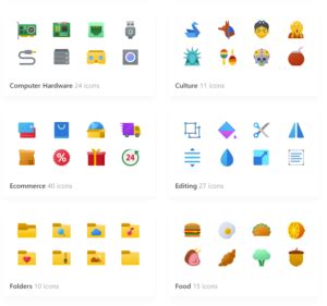Icons Released About Icons In New Style Inspired By Fluent Design