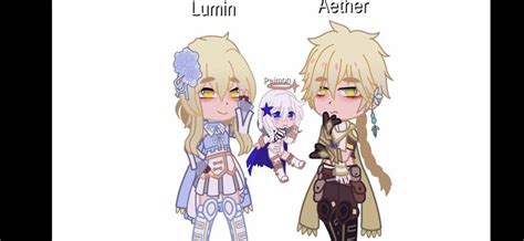 Paimon Aether Lumin Gacha Club Anime Zelda Characters Fictional Characters