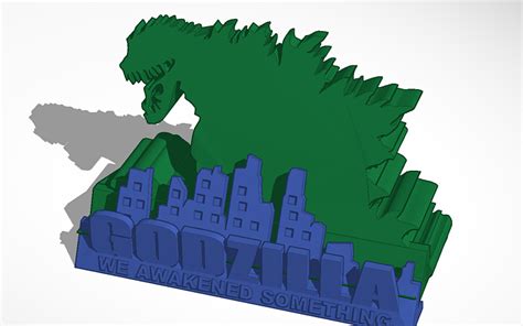 3d Design Godzilla The Awakening Tinkercad