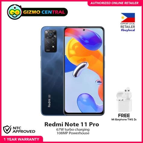 Xiaomi Redmi Note Pro G Gb Ram Gb Fhd Amoled Display Mp Triple Camera