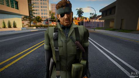 Naked Snake With Bandana And Eyepatch From Met For GTA San Andreas