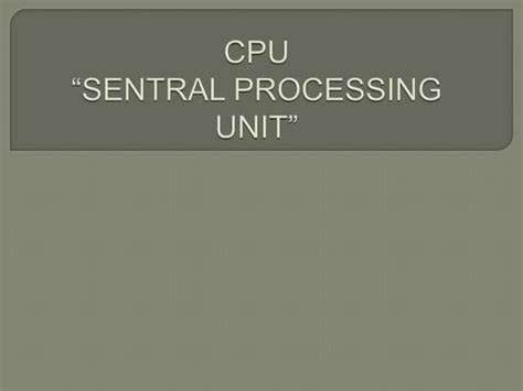 Cpu Pptx
