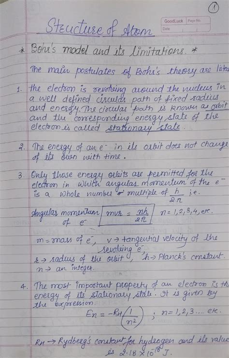 SOLUTION Structure Of Atoms Studypool