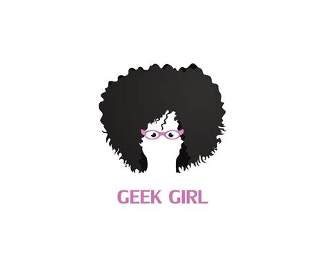 Afro Geek Girl Logo Vector 8493023 Vector Art At Vecteezy Afro Geek Girl Logo Vector 8493023 Vector Art At Vecteezy