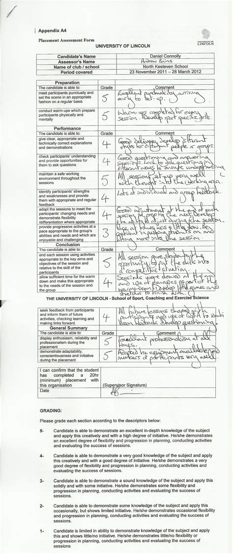 H Assessor Feedback Critical Issues In Teaching And Coaching