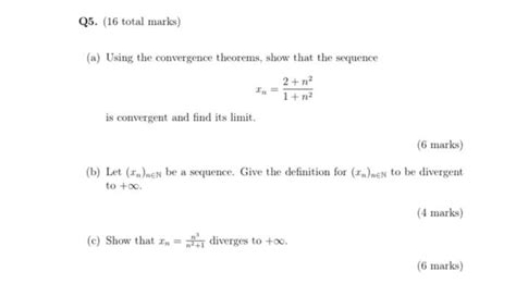 solved a using the convergence theorems show that the