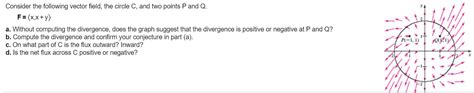 solved consider the following vector field the circle c