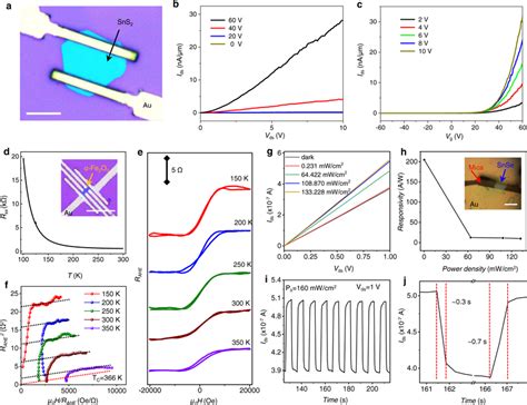 Electrical Magnetic And Optoelectronic Characterizations Of 2d