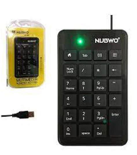 Nubwo Nk 22 คีบอร์ดตัวเลขมีสาย Usb Keyboard Numerric Keypad รับประกันสินค้า 1 ปี Th