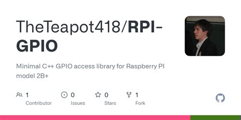 GitHub TheTeapot RPI GPIO Minimal C GPIO Access Library For Raspberry PI Model B
