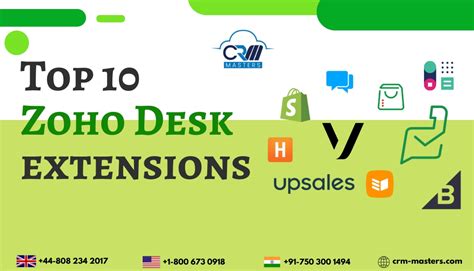 Most Popular Zoho Desk Extensions CRM Masters
