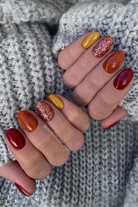 21 Burnt Orange Nail Designs To Spice Up Your Fall Style
