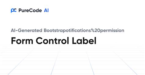 build great bootstrapotifications 20permission form control label