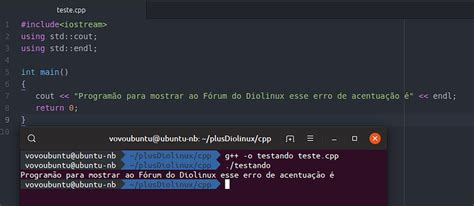 RESOLVIDO Acentos Na Saida De Programas Em C Utilizando Editor