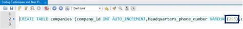 SQL Best Practices For Clean Organized Code Data Science