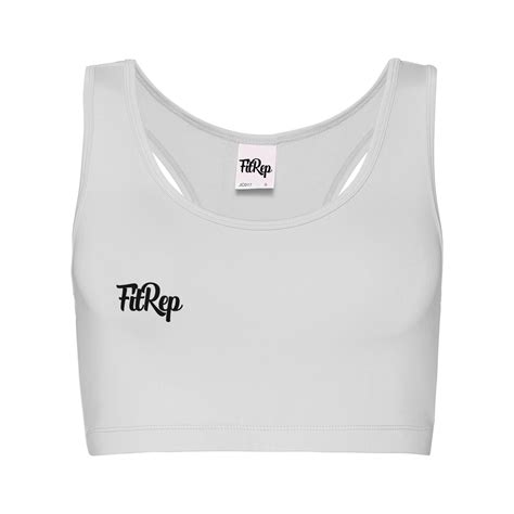 Fitrep Pro Womens Performance Crop Top Sports Bra Fitrep