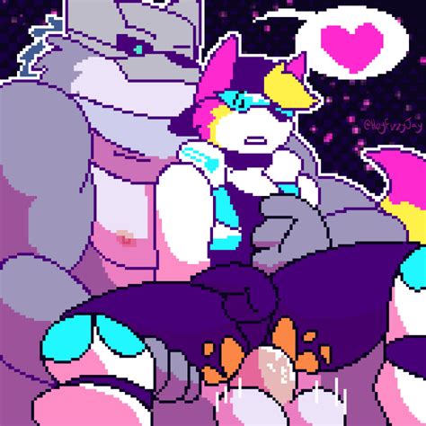 Rule 34 1 1 Anal Anal Sex Animated Anthro Balls Bandai Namco Big Muscles Bodily Fluids Bulge