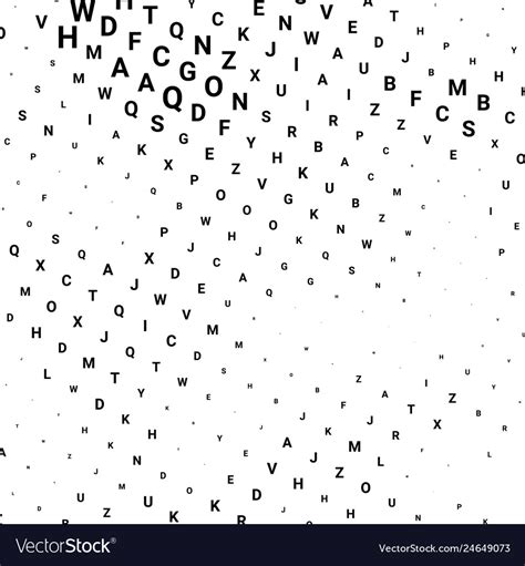 Abstract Halftone Texture With Letters Royalty Free Vector