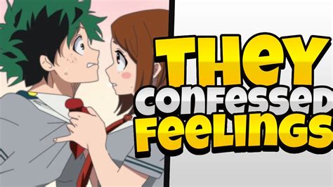 Uraka Confesses To Deku Youtube