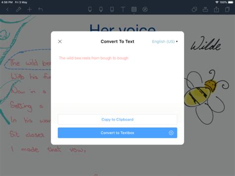 How To Search Handwriting And Convert To Text Noteshelf Support