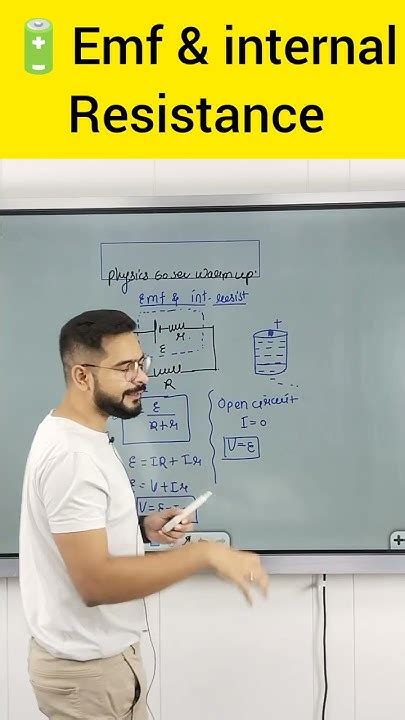 Battery 🔋 EMF & Internal Resistance | Class 12 physics | Warm up match ...
