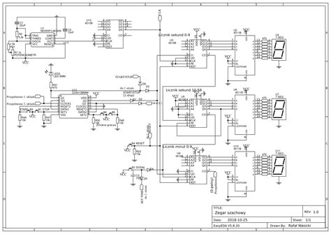 Zegar Szachowy Io Easyeda Open Source Hardware Lab