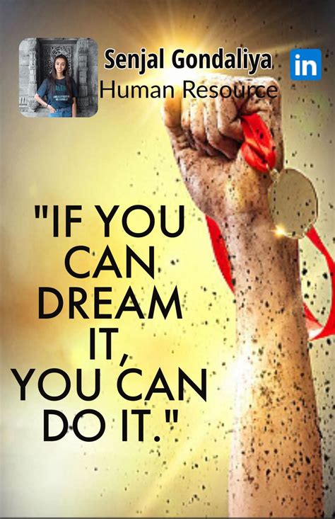 Senjal Gondaliya On Linkedin Dreams Youcandoit Success Motivation