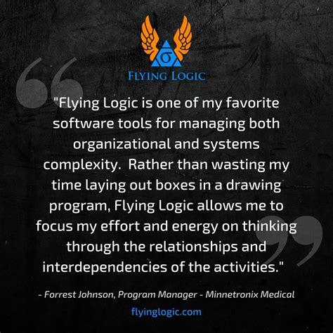 how flying logic helps me manage complexity flying logic posted on