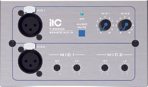 T 8000d Grey And Aluminum T 8000dw White And Absremote Mic Input Modul
